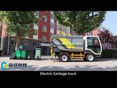 3.5CBM Organic Pure Electric Swill Kitchen Food Garbage Waste Collection Vehicle Truck