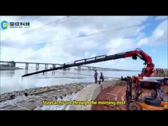 25tons telescopic knuckle boom xcmg howo used mobile wrecker mounted crane truck