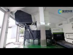 Movable  smart bin auger marine solid hydraulic  refuse trash waste garbage compactor