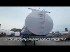 New 3 Axle Petroleum Tanker Semi Trailer 45,000L Fuel Transport truck