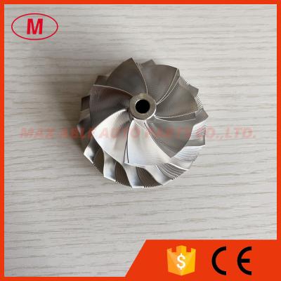China RHF5 48.75/67.50mm 7+7 blades point milling turbo turbocharger aluminum 2618/milling/billet compressor wheel for sale