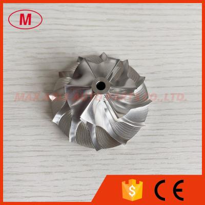 China CT10 40.60/64.00mm Upgrade 17201-0L020 6+6 blades turbo milling/aluminum 2618/billet compressor wheel for sale