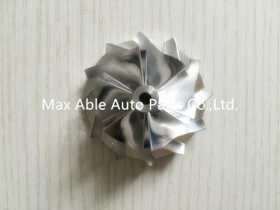 Китай TD04HL 43x60mm колесо компрессора заготовки турбонагнетателя конструкции 6+6 представлений для SUBARU продается