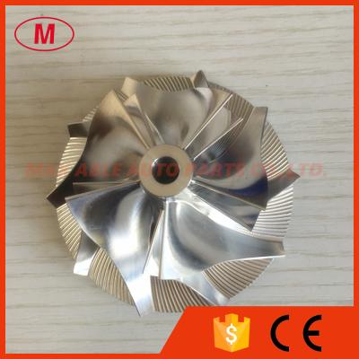 China HX35 3599649/4035699 53.91/78.00mm 5+5 blades performance racing billet compressor wheel for sale