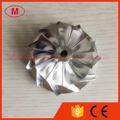 China T04E 57.04/76.13m m billete del turbocompresor de 11+0 cuchillas/el moler/rueda 2024 del compresor del aluminio en venta