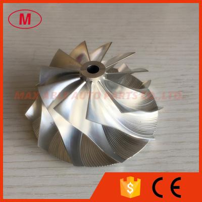 China GTX3576 58.00/76.13m m billete de turbo del funcionamiento de 11+0 cuchillas/rueda del compresor que muele en venta
