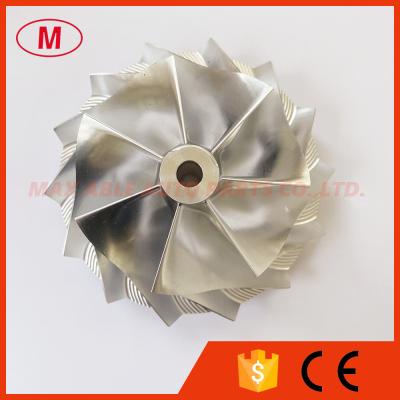 China T51RSPL 76.71/102.33mm 7+7 cuchillas de carreras de alto rendimiento Turbocompresor de fresado/aluminio 2618/rueda del compresor en venta