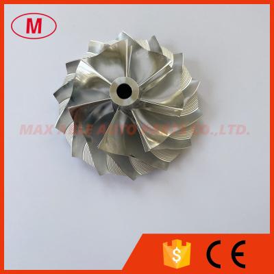 China K26 56.85/79.00mm 7+7 blades Turbo milling/aluminum 2618/billet compressor wheel for sale