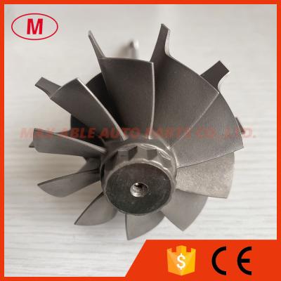 China HX40 64X76m m cojinete liso del shaft&wheel de la turbina de la rueda de turbo de 10 cuchillas en venta