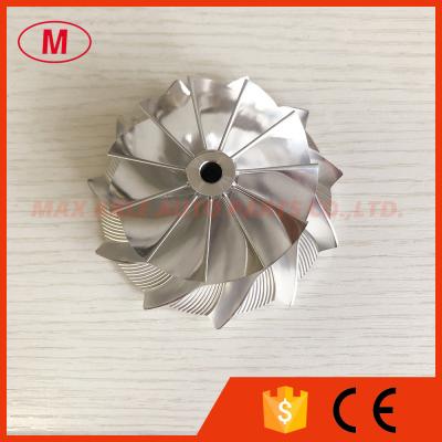 GTX3582 reverse 9833-2 62.45/82.36mm 11+0 blades high performance turbo milling/aluminum 2618/billet compressor wheel
