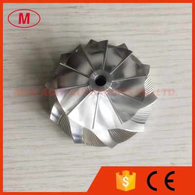 China GTX2867R 49.70/67.40mm 10+0 blades racing turbocharger billet/milling/aluminum 2024 compressor wheel for sale