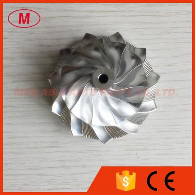 China GT15-25 50.00/68.01mm 11+0blades performance point milling Snake Curve, milling/aluminum 2618/billet compressor wheel for sale