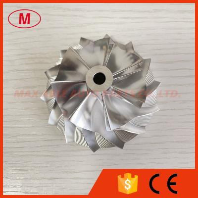 China GT3576 53.11/73.00mm 7+7 blades turbo milling/aluminum 2618/billet compressor wheel factory
