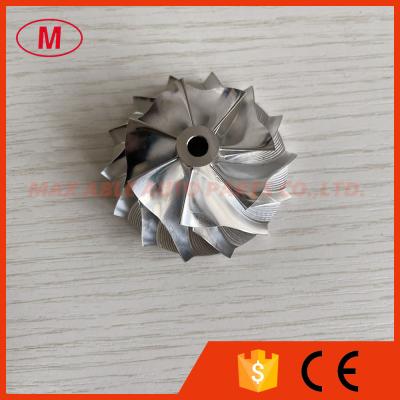 China GT15-25 436131-0002/436131-0016 38.62/52.19mm 7+7 blades performance Turbo milling/aluminum 2618/billet compressor wheel factory