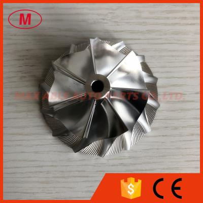 China TD05H 55.50/76.13m m 7+7 cuchillas alojan/moliendo/la rueda de aluminio del compresor de turbo en venta