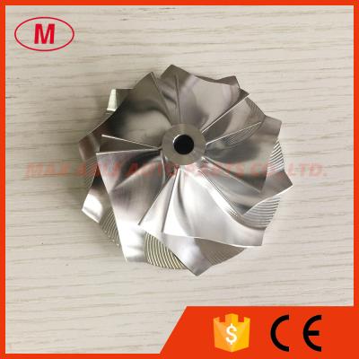 China CT26 50.00/68.00mm 5+5 Blades high performance turbo aluminum 2618/milling/billet compressor wheel for TOYOTA for sale