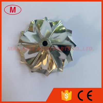 China B03G revés 6 + 6 cuchillas 57.00/71.00mm de alto rendimiento de turbo billet / fresado / aluminio 2618 rueda del compresor en venta