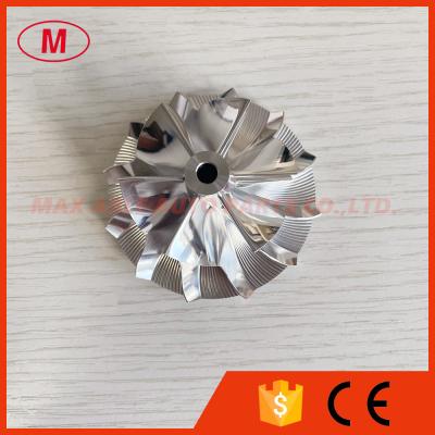 China GT15-25 44.50/62.50mm 6+6 Aspas de alto rendimiento para turbocompresor, fresado/aluminio 2618/rotor de compresor billet en venta