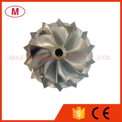 China K04 43.00/60.00mm 7+7 Aspas Rendimiento Orificio: 5.50mm Turbocompresor Fresado/aluminio 2618/billete Rueda de Compresor en venta