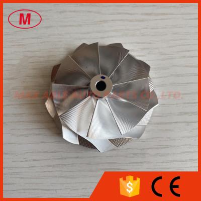 China K04 48.35/60.00mm 9 + 0 Hojas de fresado de punta Super atrás:1.80mm Turbo Aluminio 2618/Miling/billet Rueda del compresor en venta