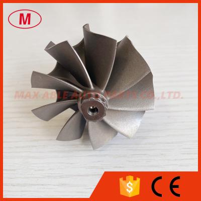 China GTB25 51/53mm 9 palas rueda de turbina/eje de turbina y rueda con cojinete de fricción en venta