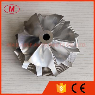 China S400 85.15/115.00mm 6+6 blades high performance turbo milling/aluminum 2618/billet compressor wheel for sale