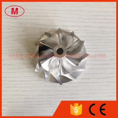 K26 47.42/65.95mm 5326-123-2202 6+6 blades turbo milling/aluminum 2618/billet compressor wheel for 5324-970-7200