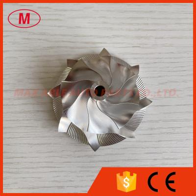 China TD05H forward 50.00/67.00mm 8+0 blades  Point Milling, Snake Curve,Twisted Blade design, Performance billet wheel for sale