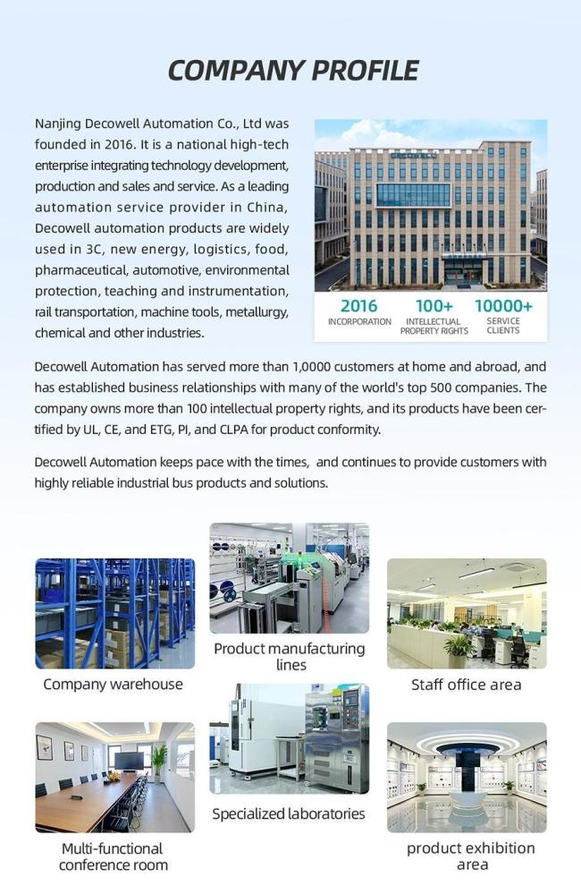 Decowell RS Series Integrated I/O Pn2-S2 Communication Module, for PLC