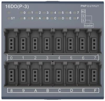 中国 デコウェル統合入力出力モジュール I/O 16DO P-3 PLC通信モジュール 販売のため