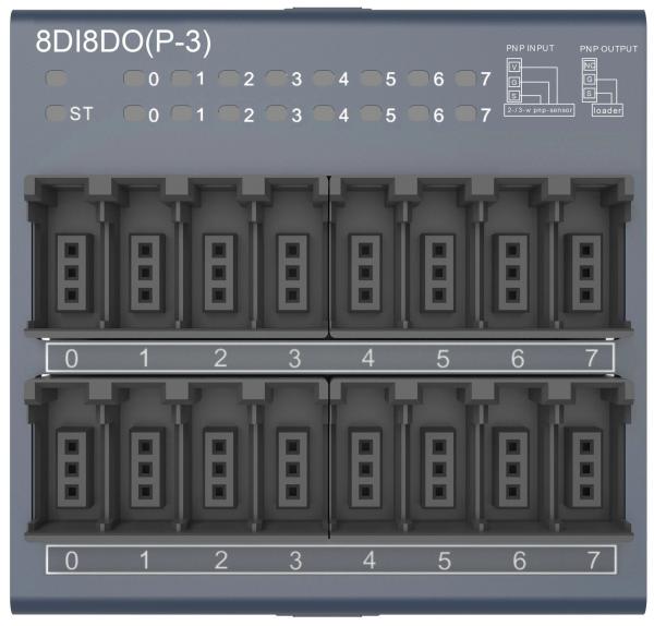 Quality Decowell Integrated I/O Multifunctional Modules 8DI8DO PLC Communication Module for sale