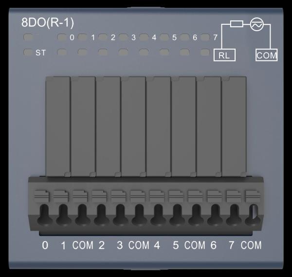 Quality PLC Communication Module Decowell RS Series Integrated I/O 8do R-1 Easy for sale