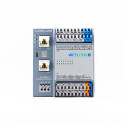 China Decowell CC-Link Ie Field Basic I/O Module 8di8do PLC IO Module ODM CI-8800-C2NN for sale