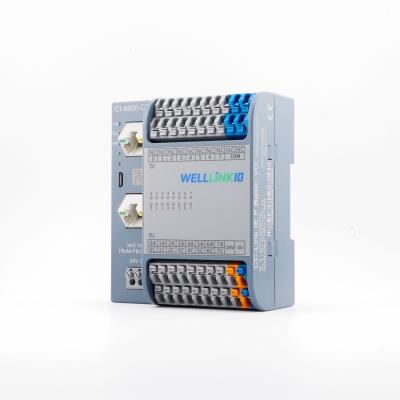 中国 デコウェル cc リンク IE フィールド 基本 I/O モジュール 8di8do PLC IO モジュール ODM CI-8800-C2NN 販売のため