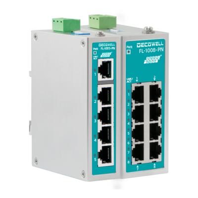 Cina Generalmente gli switch industriali non gestiti supportano 5/8 modo 100mbps in vendita