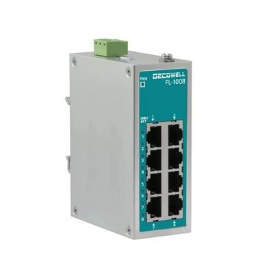 China Allgemeine Unmanaged Industrial Switches unterstützen 5/8-fach 100 Mbit/s zu verkaufen
