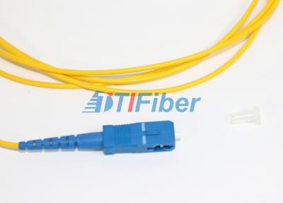 China Cabo de remendo simples da fibra ótica com SC UPC, revestimento exterior do PVC de 3.0mm à venda