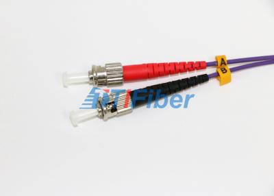 China Sc - LC-de Kabels Violette/Purpere OM3 50/125 Kabel van de Vezel Optische Verbindingsdraad Te koop