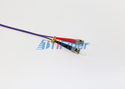 China ST - o remendo da fibra ótica do cabo do remendo do SC conduz o revestimento exterior violeta da cor OFNR de 3.0mm à venda