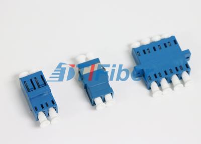 中国 テレコミュニケーションのためのクォードLCの単一モードの繊維光学のコネクターのアダプター 販売のため