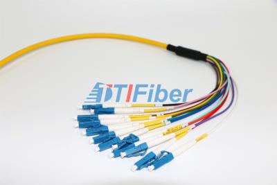 Cina Treccia di fibra ottica corazzata dei centri di LC 12 con il tipo rivestimento esterno del pacco di LSZH in vendita
