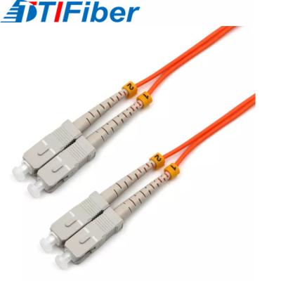 China fibra óptica con varios modos de funcionamiento Patchcord del duplex 2.0/3.0 LSZH de 3M SC/UPC-SC/UPC OM1 OM2 en venta