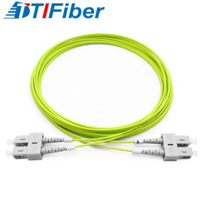 China SC OM5 con varios modos de funcionamiento a dos caras LSZH 50/125um Patchcord de fibra óptica de SC/UPC-SC/UPC 2.0m m en venta