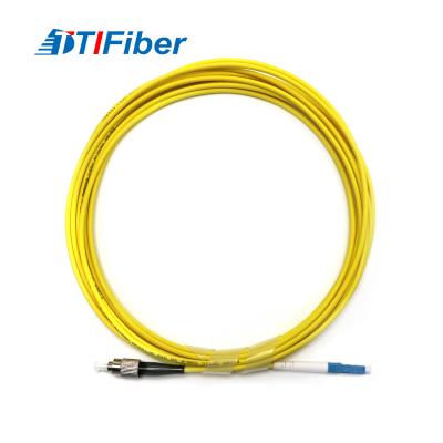 China patchcord unimodal de la fibra de la red del PVC LSZH del simplex del cordón de remiendo de la fibra óptica de 2.0mm/3.0m m LC-FC en venta