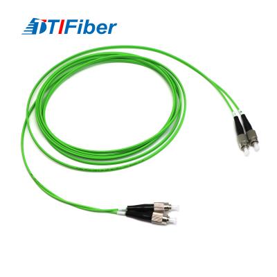 China Cordón de remiendo modificado para requisitos particulares a dos caras con varios modos de funcionamiento de la fibra óptica de la longitud OM5 de FC/UPC-FC/UPC en venta