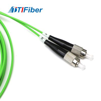 China Cordón de remiendo modificado para requisitos particulares a dos caras con varios modos de funcionamiento de la fibra óptica de la longitud OM5 de FC/UPC-FC/UPC en venta