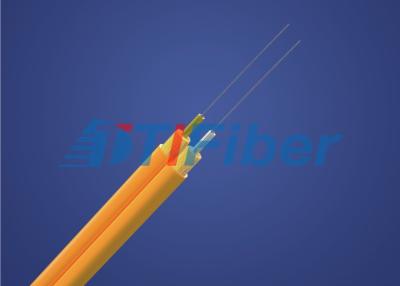 China De duplexstructuur van Zipcord van Multimode Vezel Optische Kabel met 2,0/3,0 Mm Strakke Buffer Te koop