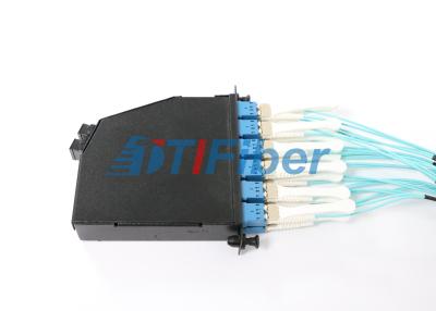 Cina 24 connettori della fibra di Mpo del centro/modulo della cassetta con l'adattatore a fibra ottica semplice dello Sc in vendita