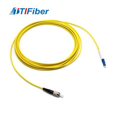 China Cordón de remiendo a una cara de la fibra óptica del solo modo de FC-LC el 1M los 2M los 4M los 5M Available en venta