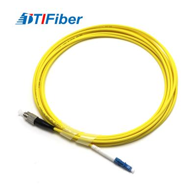 China Cordón de remiendo a una cara de la fibra óptica del solo modo de FC-LC el 1M los 2M los 4M los 5M Available en venta
